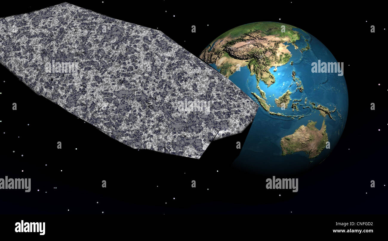 meteorite and planet world Stock Photo - Alamy
