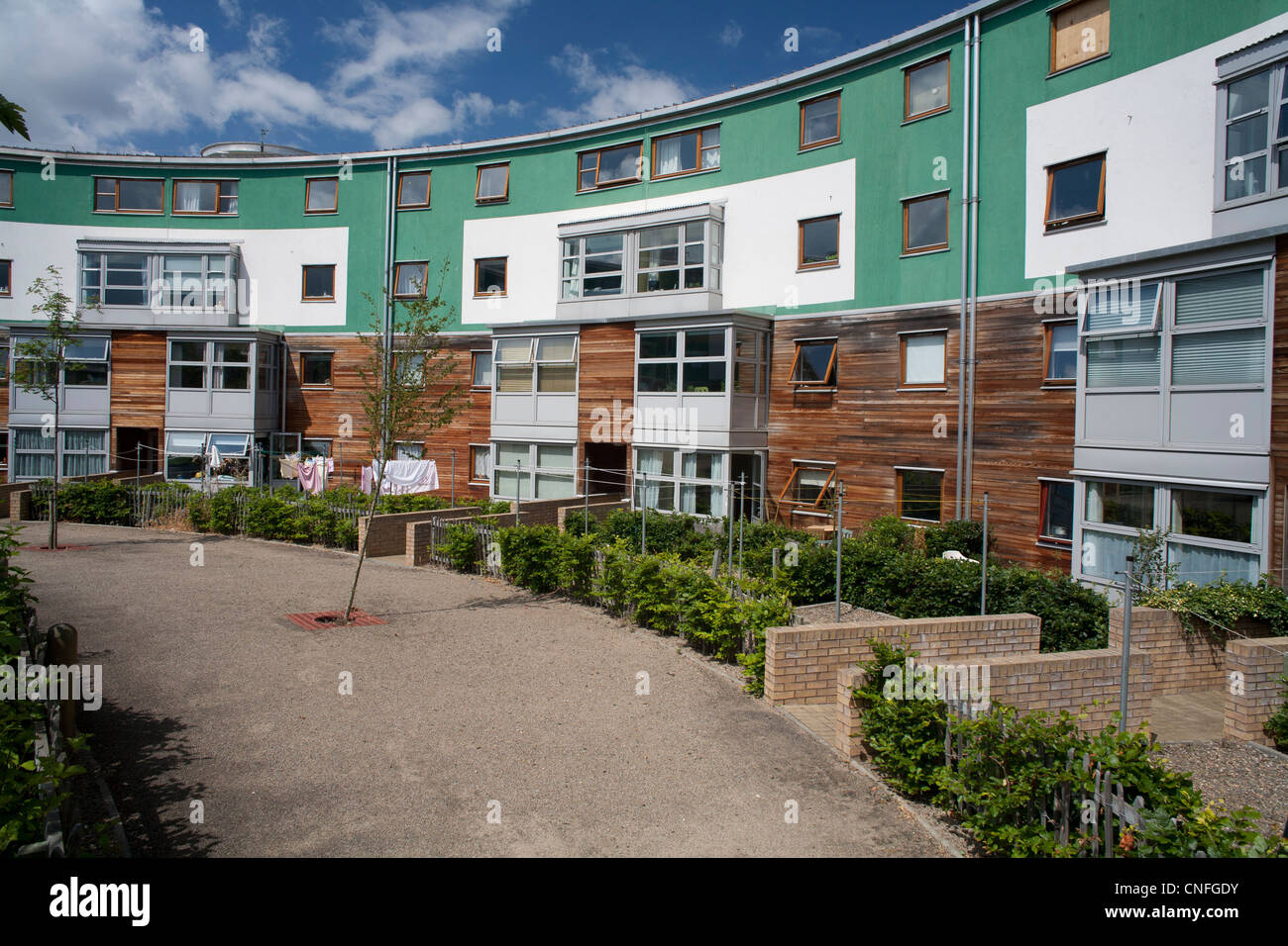Eco Housing development in Edinburgh Stock Photo - Alamy