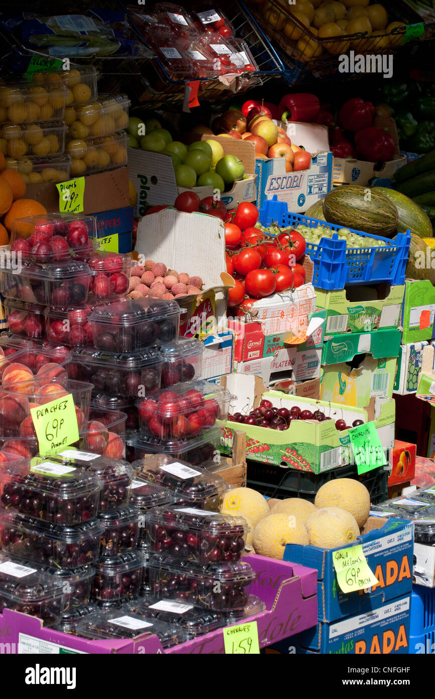 Fresh Fruit and Vegetables Stock Photo - Alamy