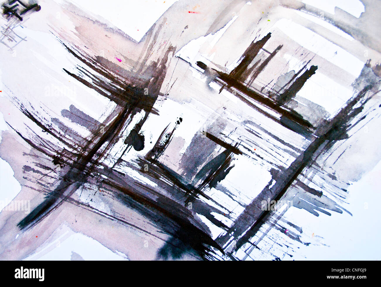 Abstract hand drawn watercolor background Stock Photo - Alamy