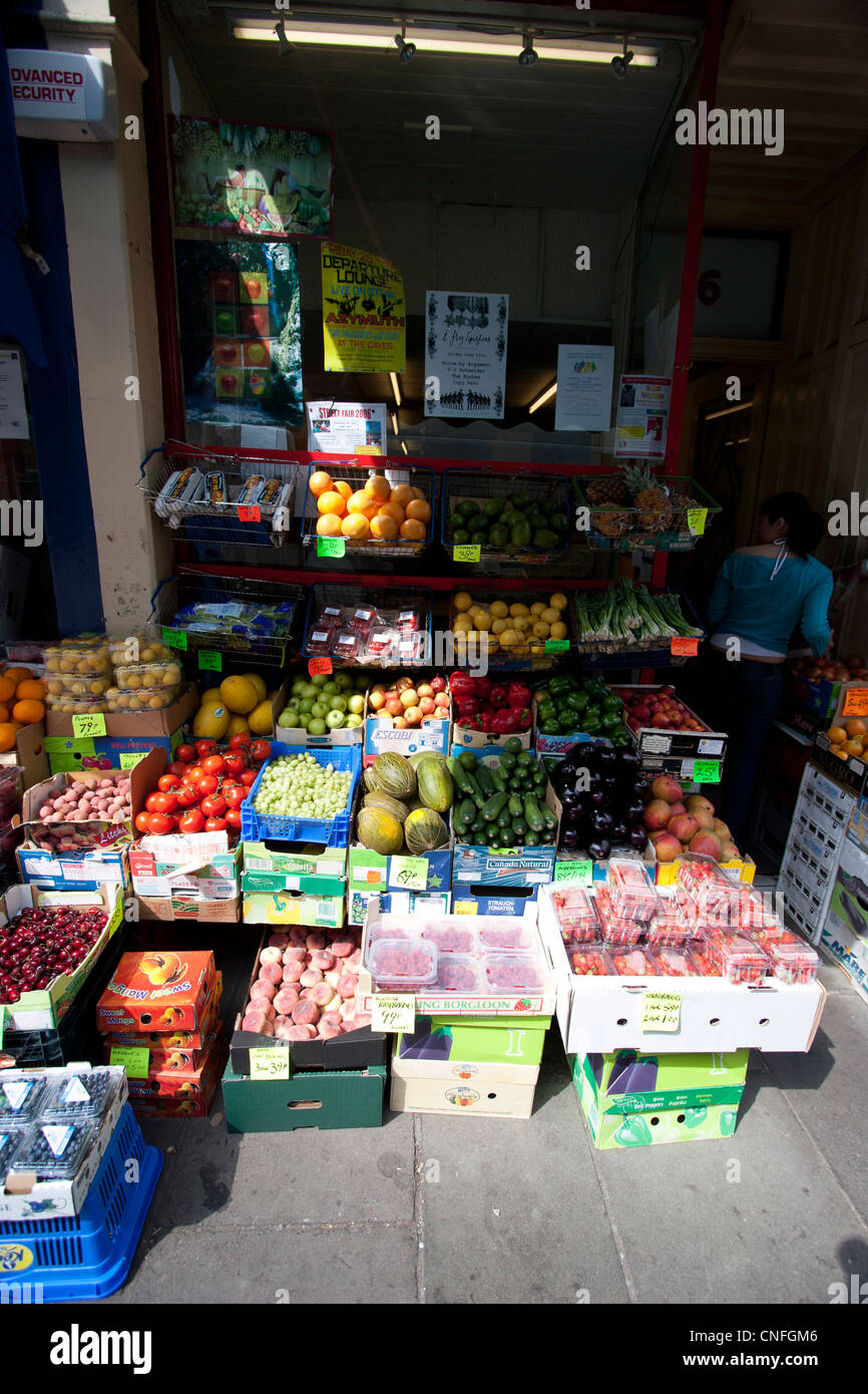 Fresh Fruit and Vegetables Stock Photo - Alamy