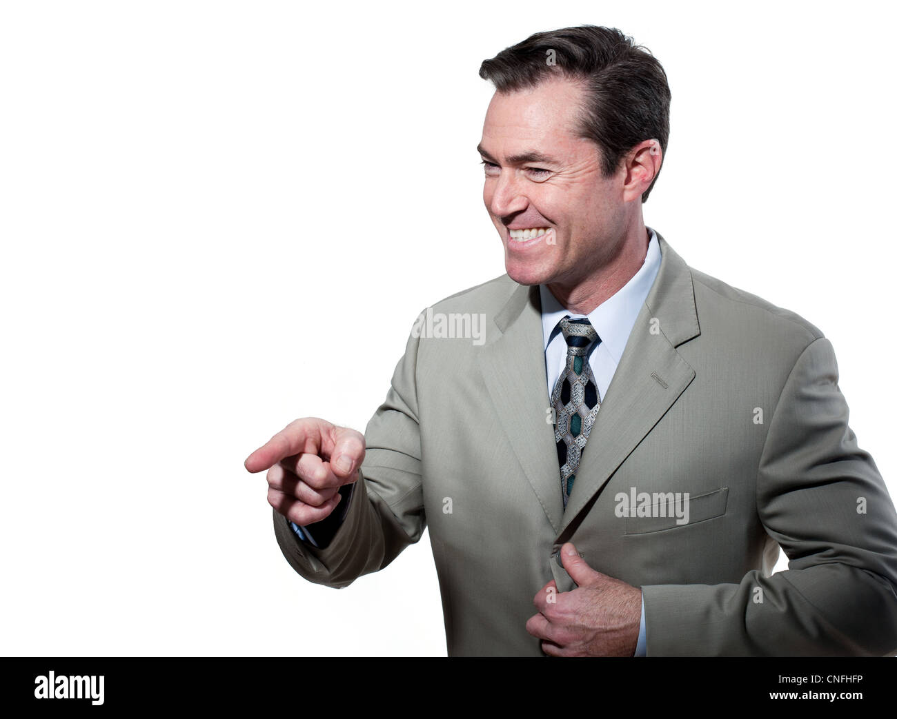 Cheesy businessman hi-res stock photography and images - Alamy
