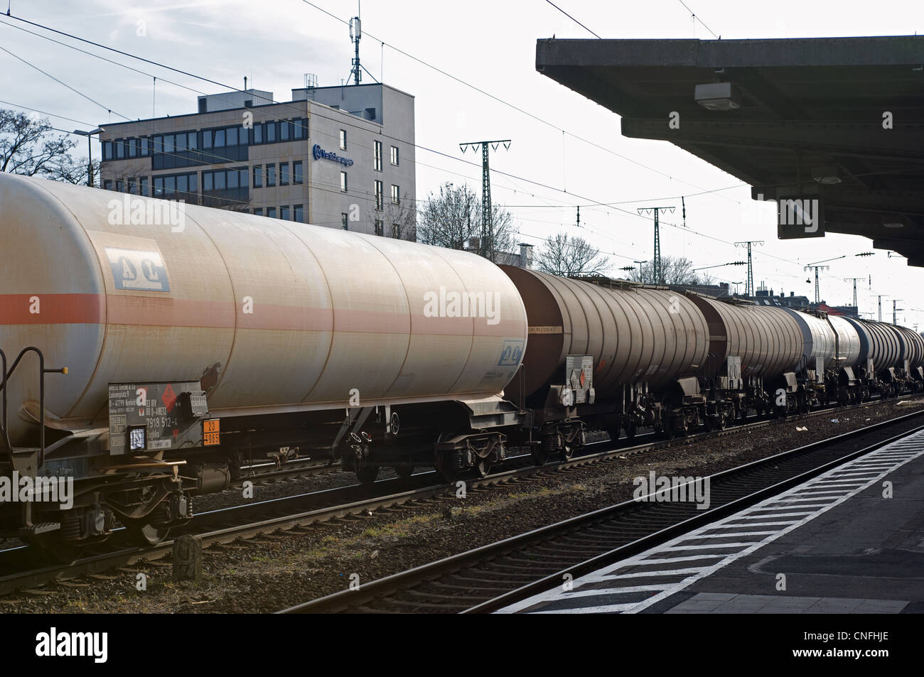Rail tankers rail freight hi-res stock photography and images - Alamy
