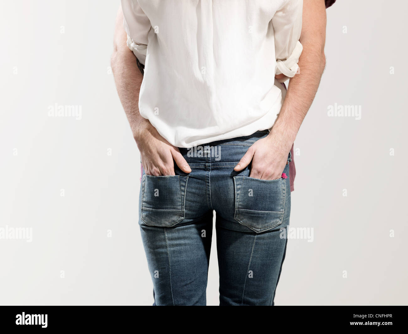 Man hands pockets pants hi-res stock photography and images - Alamy