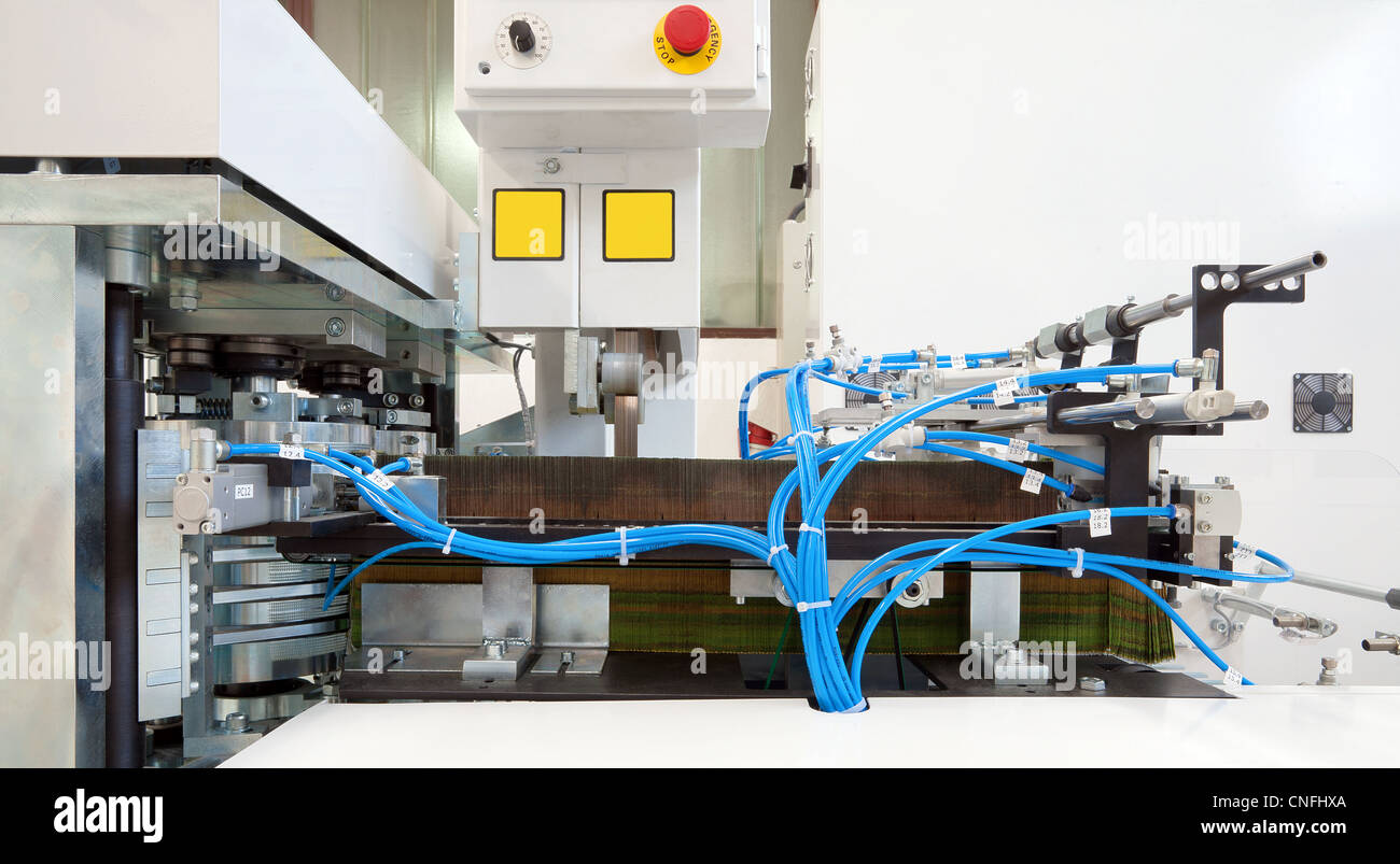 Parts and details of a printing machine Stock Photo - Alamy