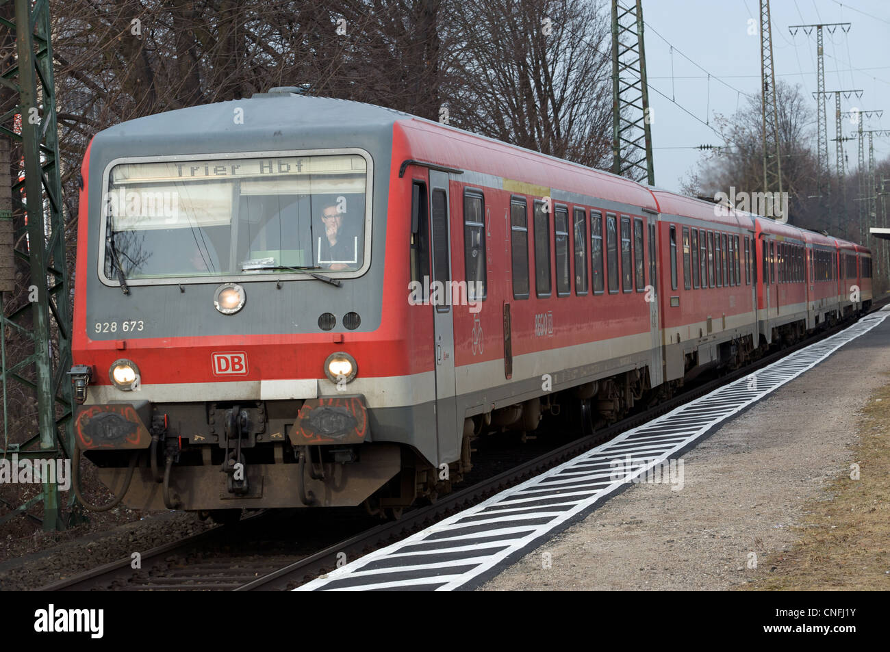 German Railways (DB) passenger railcar, Cologne, Germany Stock Photo ...