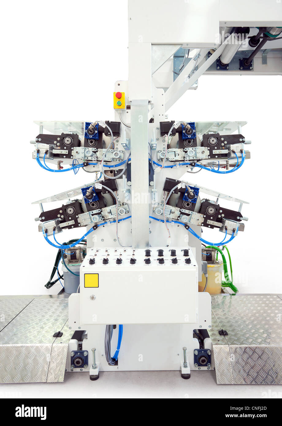 Parts and details of a printing machine Stock Photo - Alamy