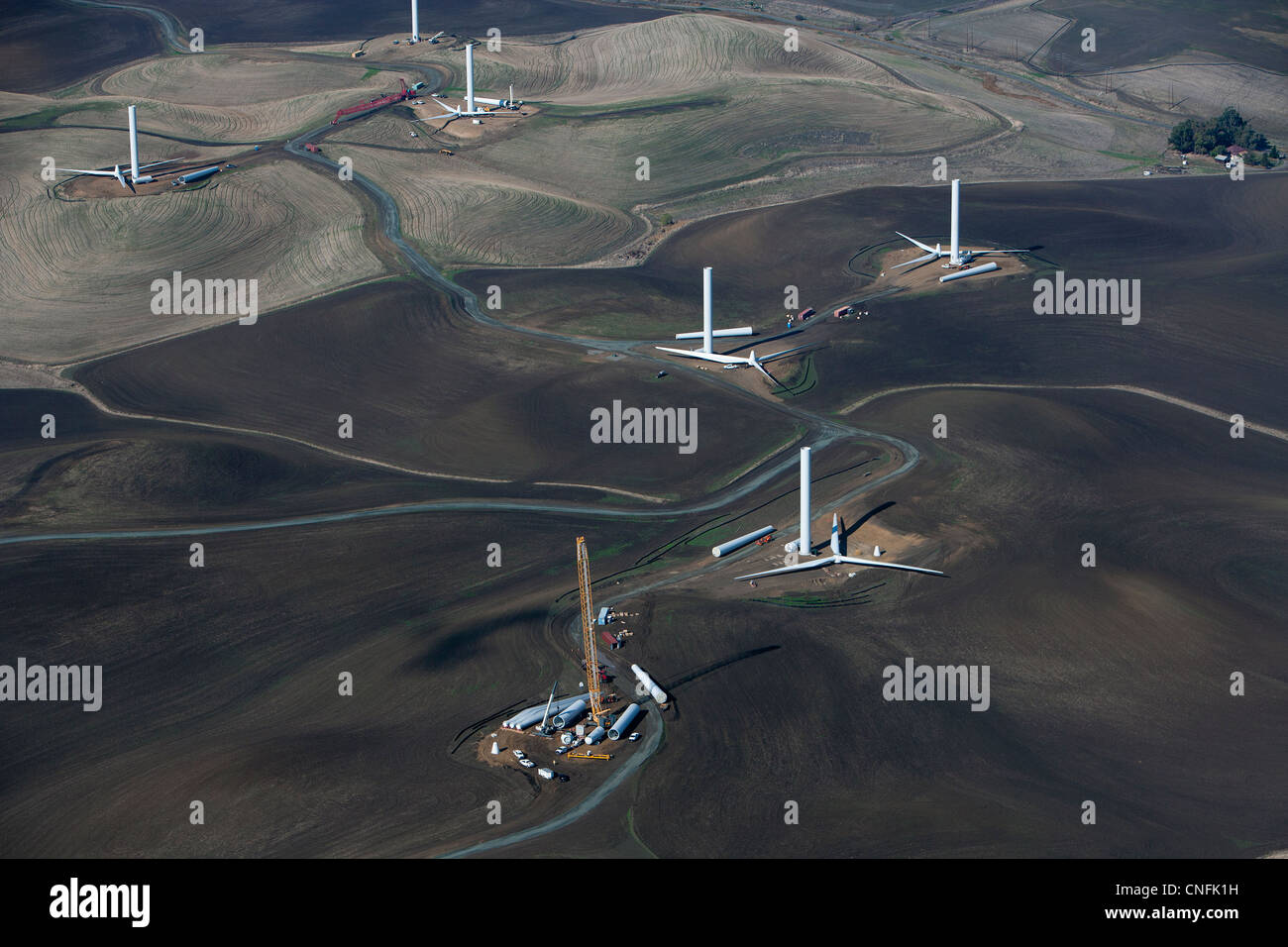 Wind turbine construction hi-res stock photography and images - Alamy