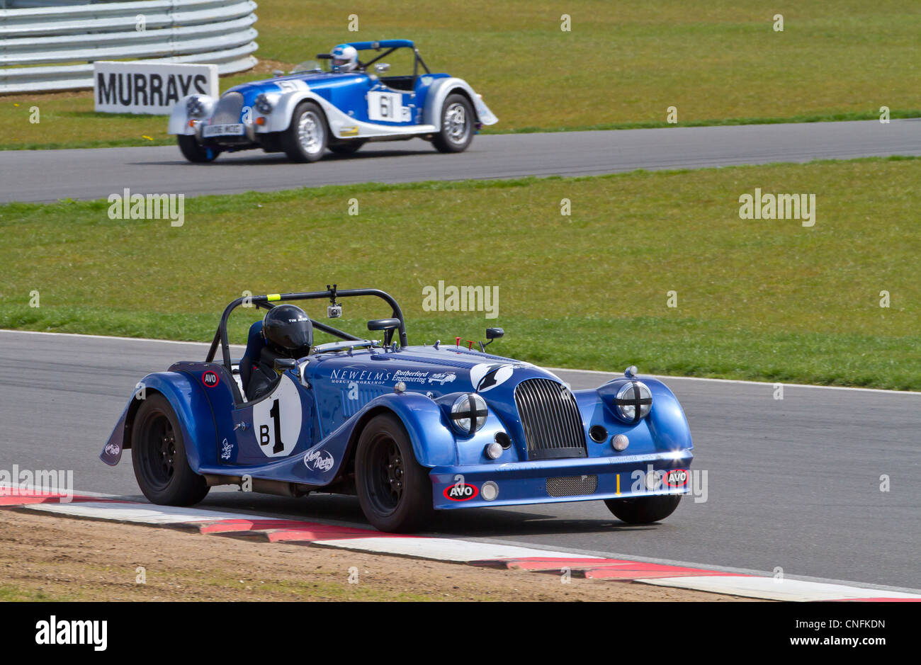 1990 Morgan Plus 8 with driver Tim Ayers during the Aero Racing Morgan ...