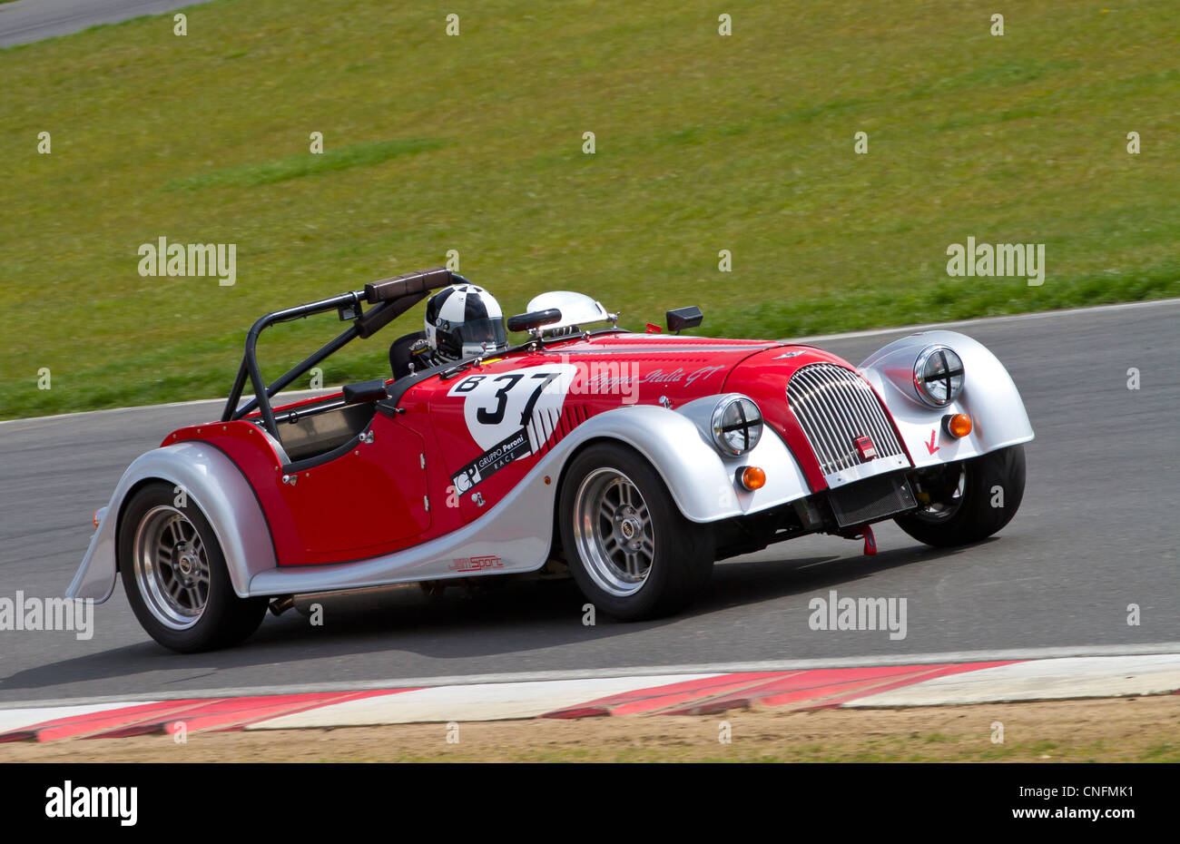 2009 Morgan Roadster with driver Michael Pavlik during the Aero Racing ...