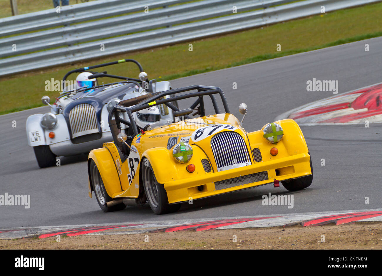 1976 Morgan Plus 8 with driver Tony Lees during the Aero Racing Morgan ...