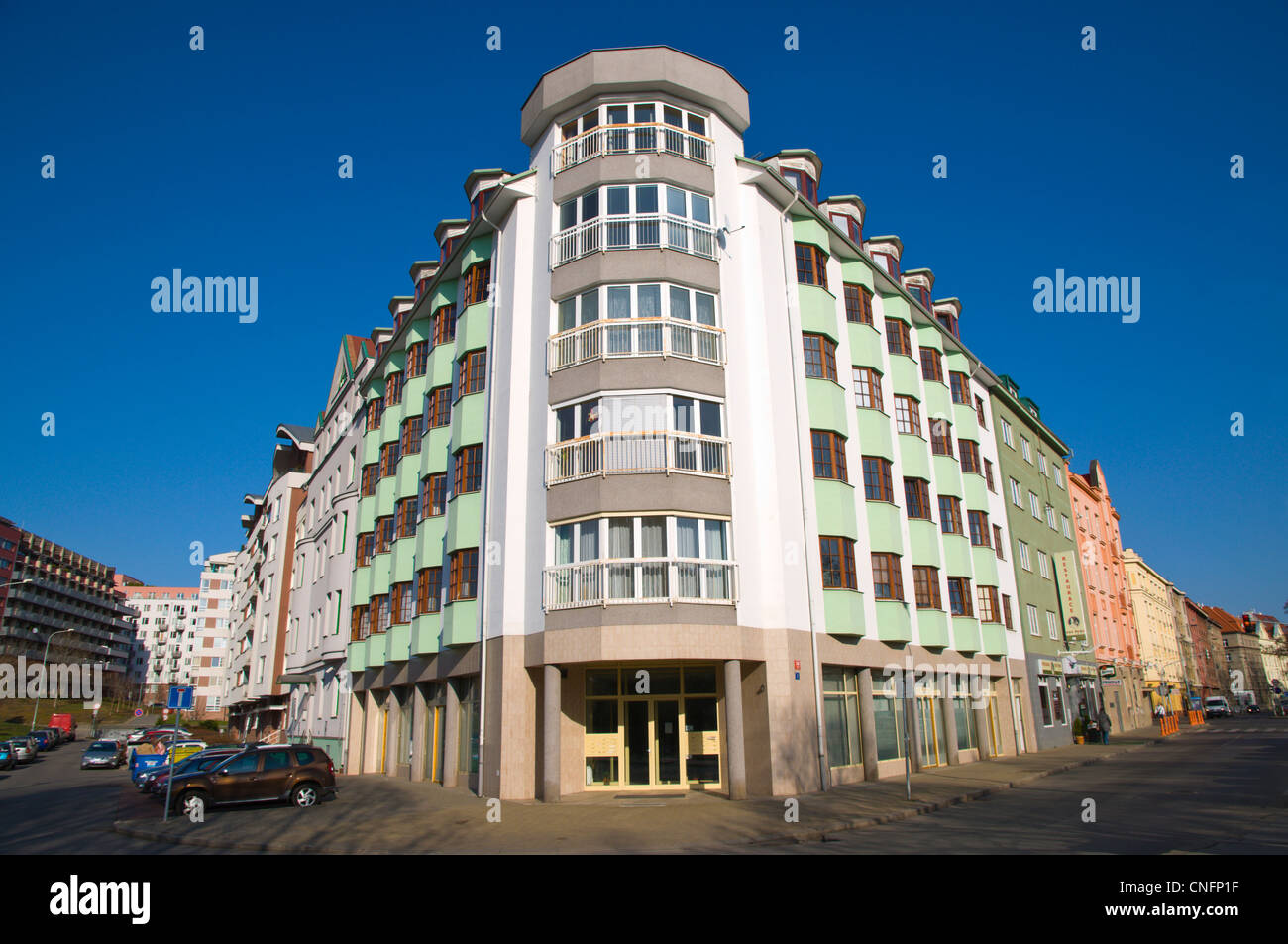 Prague cubist hi-res stock photography and images - Alamy