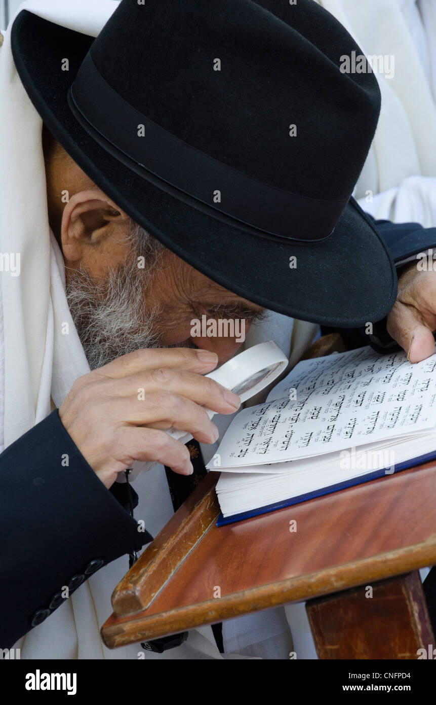 Traditional Cohen's Benediction at the Western Wall during the Passover ...