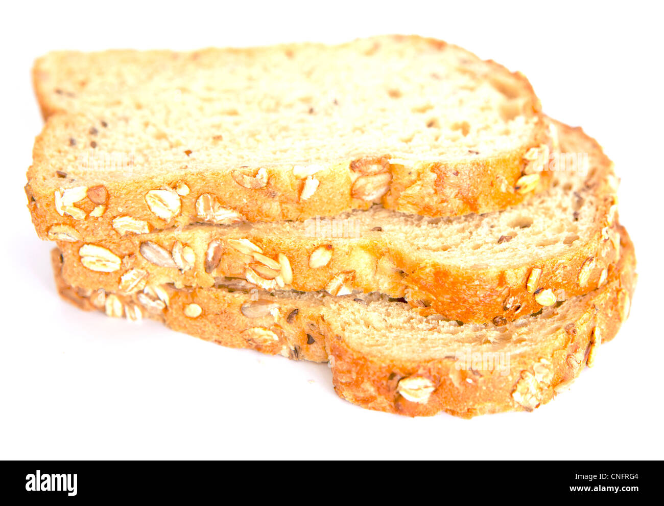 Slices homemade bread crisp Cut Out Stock Images & Pictures - Alamy