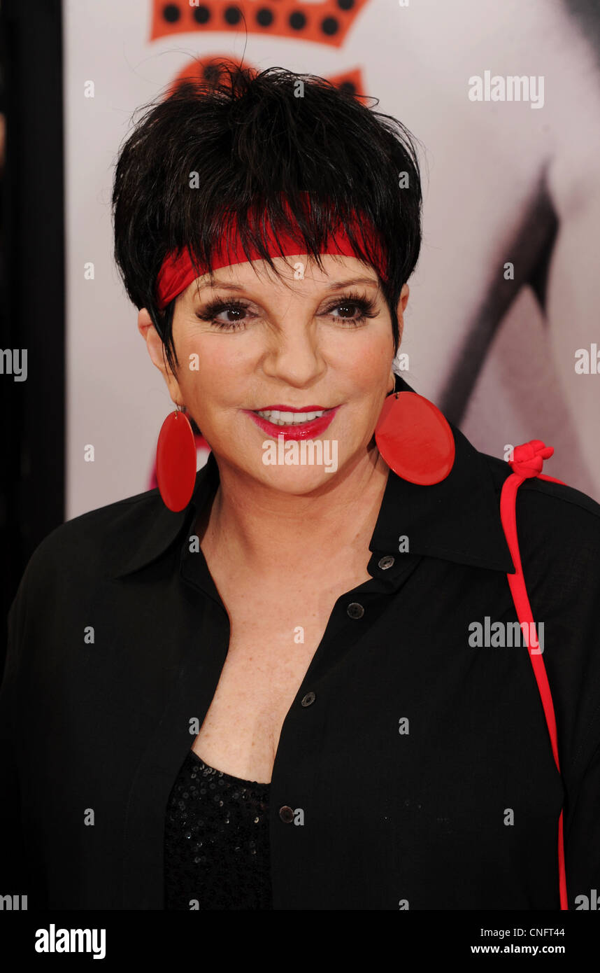 LIZA MINNELLI US actress and singer in April 2012. Photo Jeffrey Mayer ...
