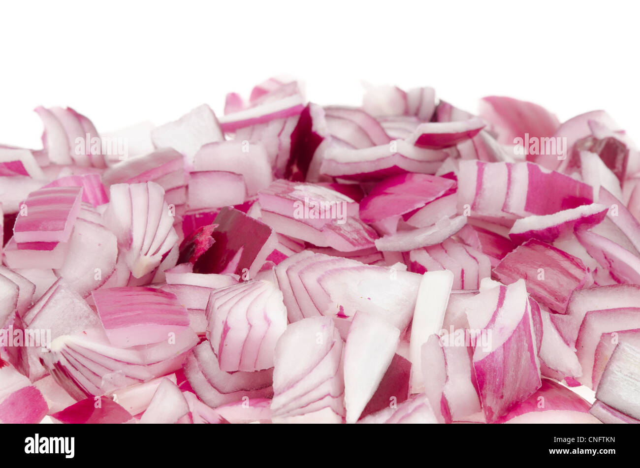 Red onion chopped isolated hi-res stock photography and images - Alamy