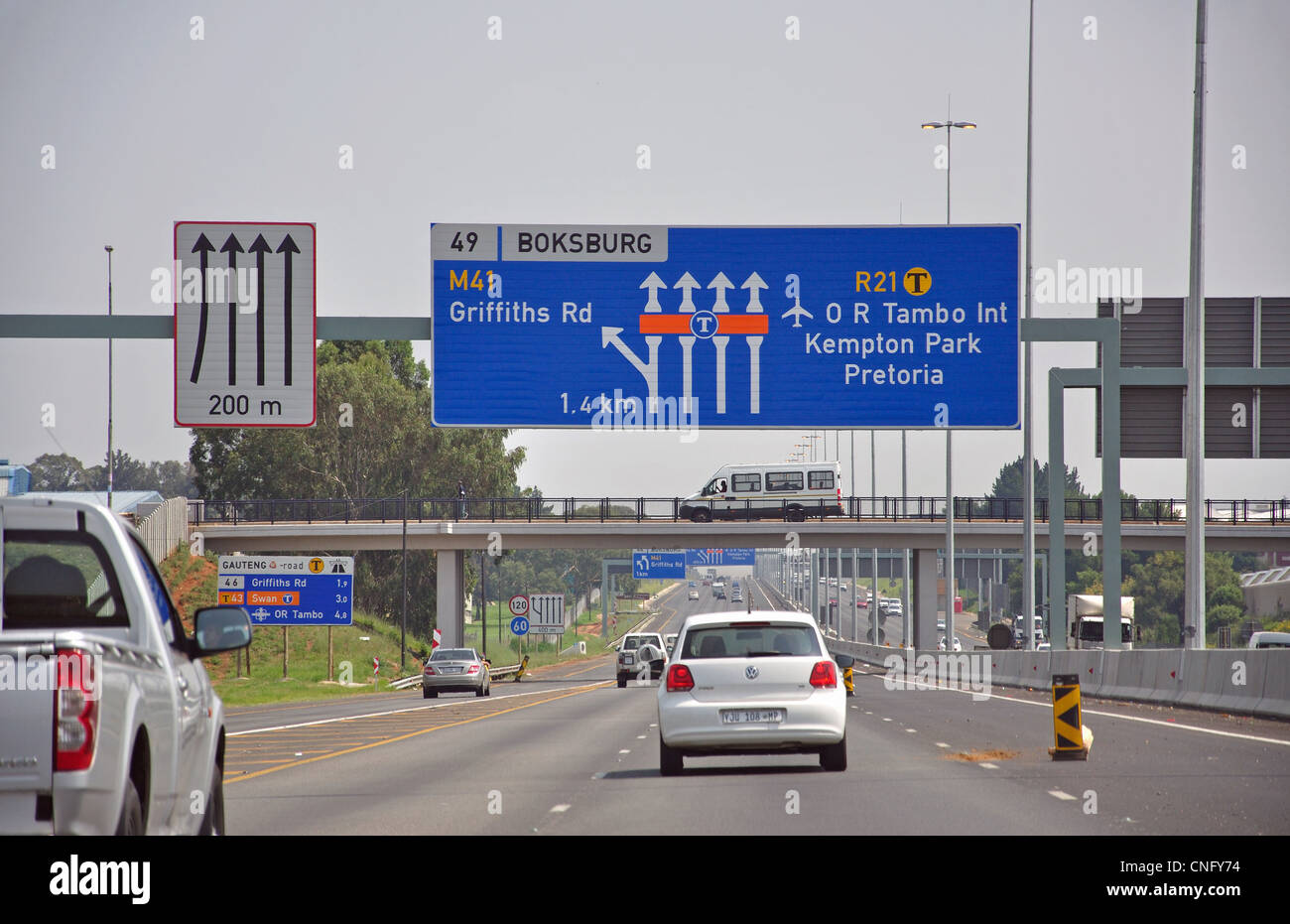 R21 Motorway, Boksburg, Gauteng Province, Republic of South Africa ...