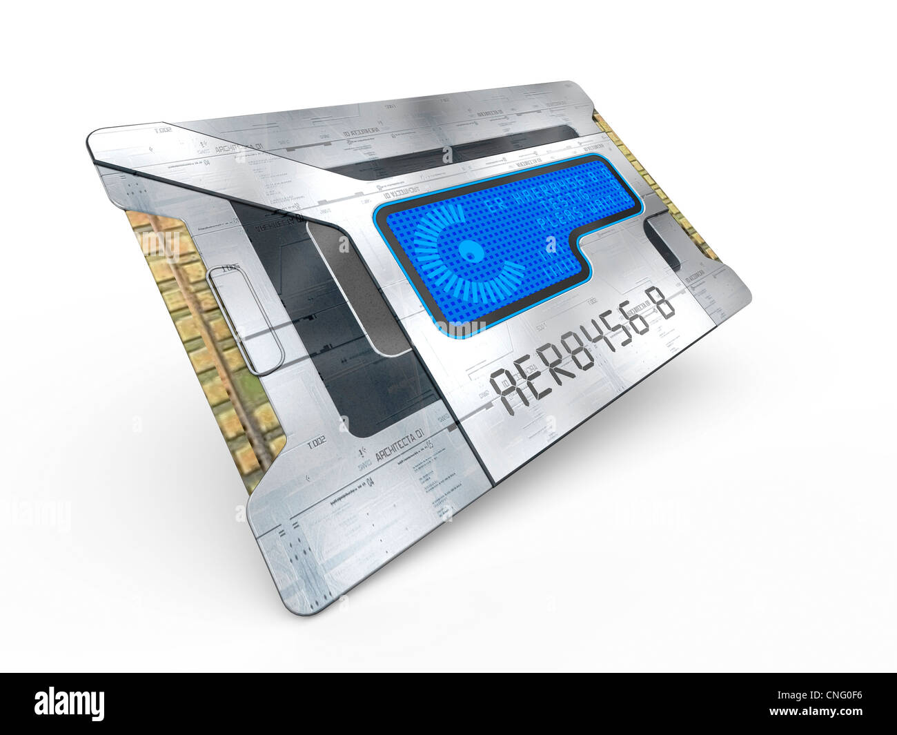 Futuristic chip artwork Stock Photo - Alamy