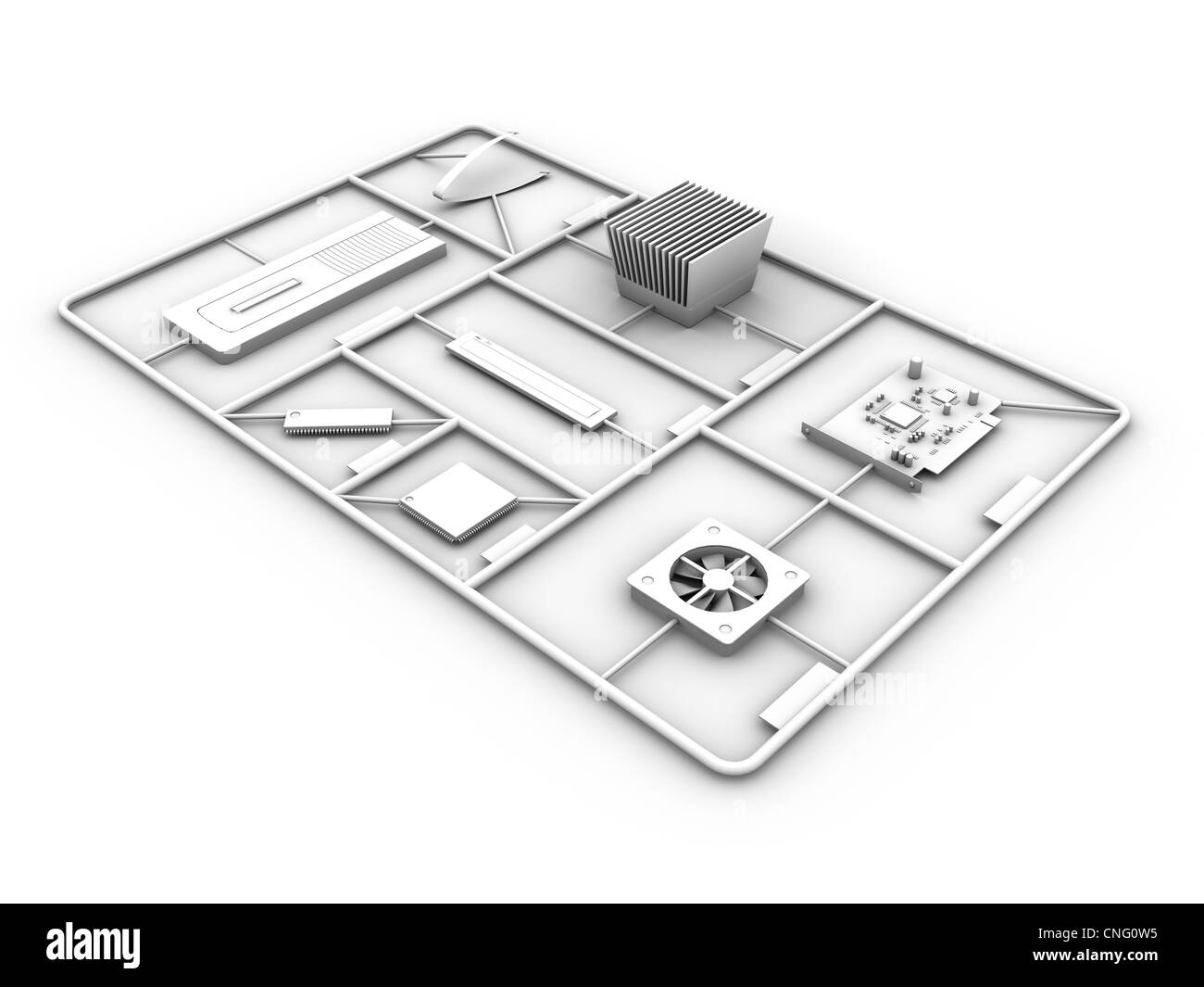 Scientific components Black and White Stock Photos & Images - Alamy