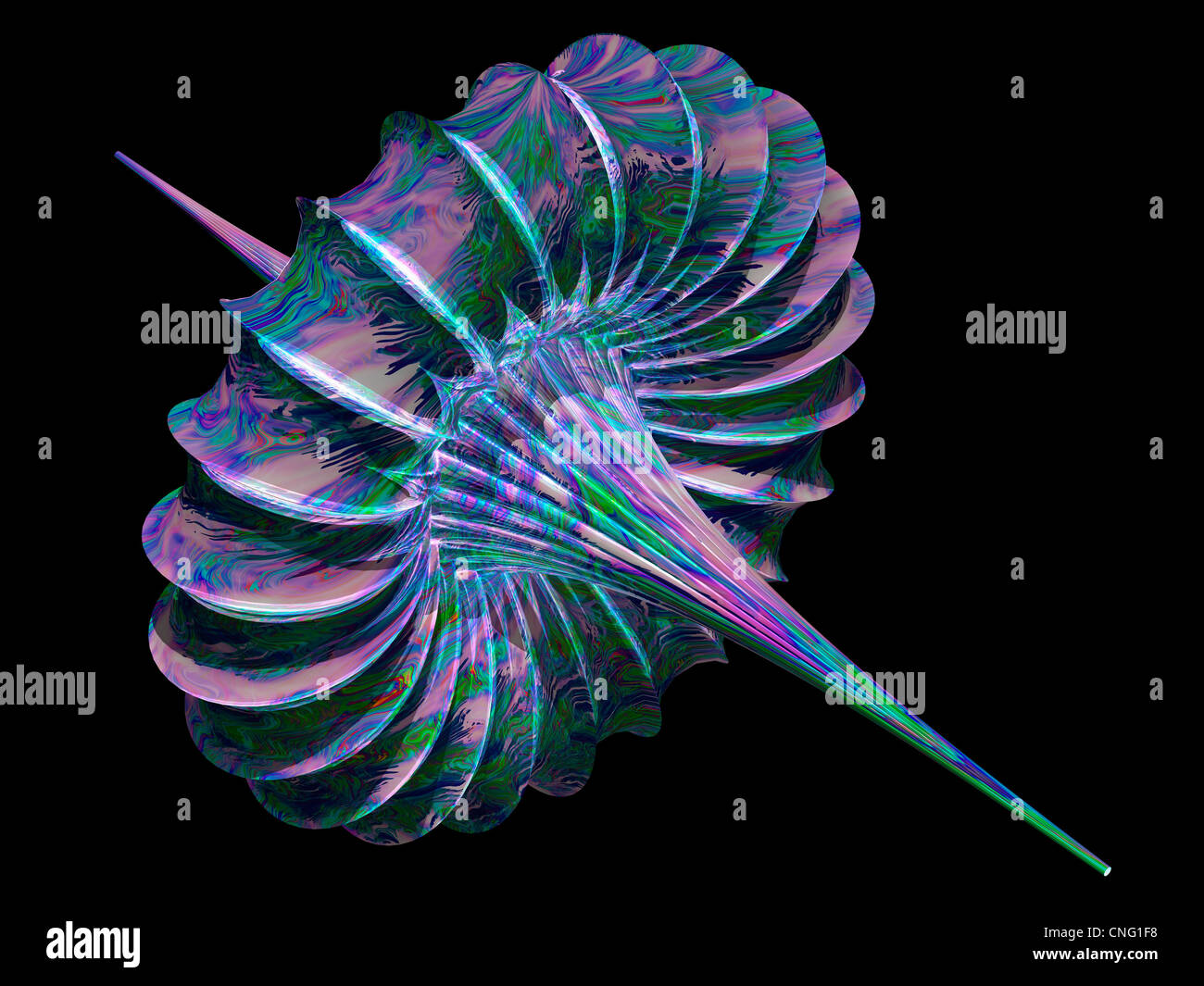 Mathematical model artwork Stock Photo - Alamy