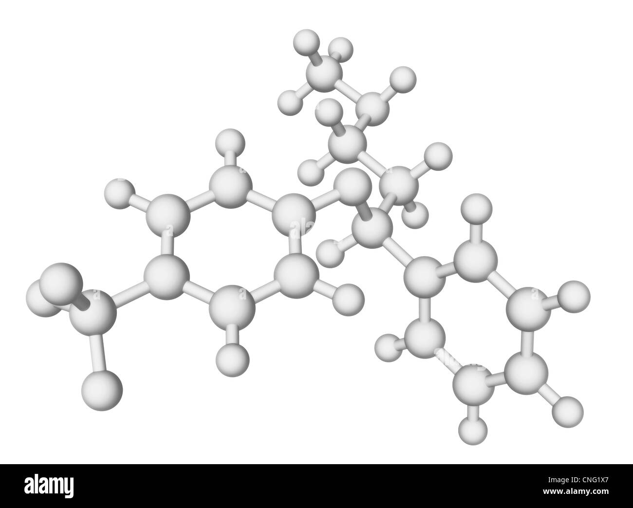 Fluoxetine antidepressant drug molecule hi-res stock photography and ...