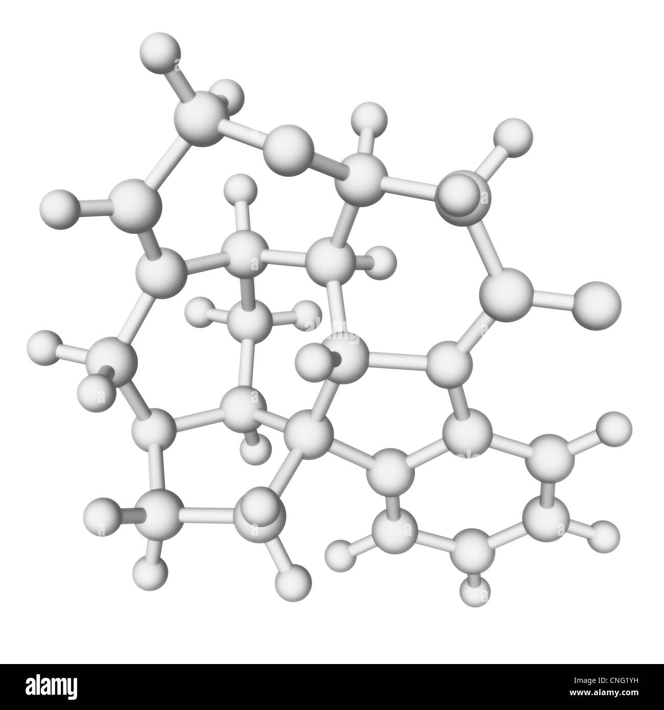 Strychnine drug molecule Stock Photo - Alamy
