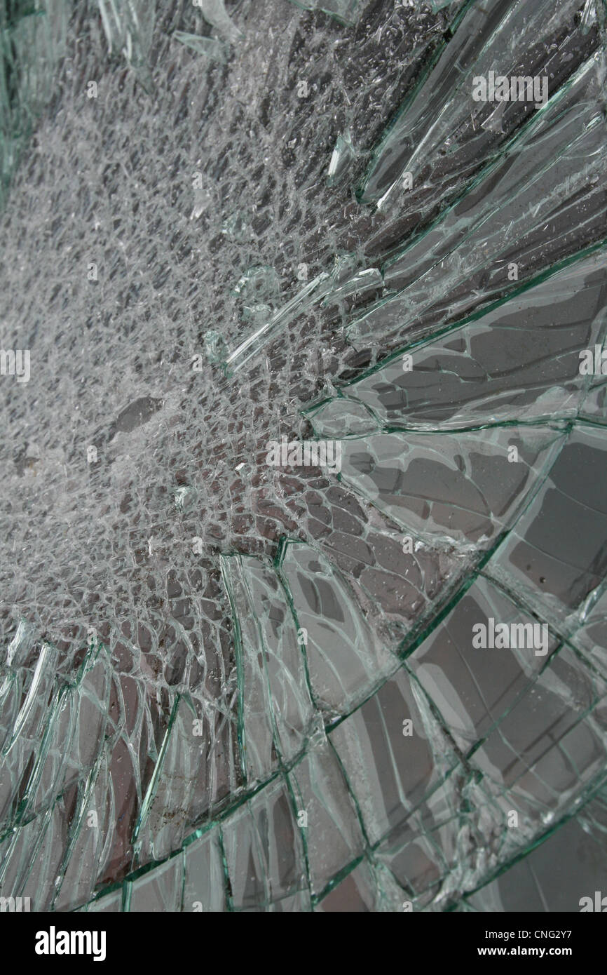 Smashed car windscreen hi-res stock photography and images - Alamy