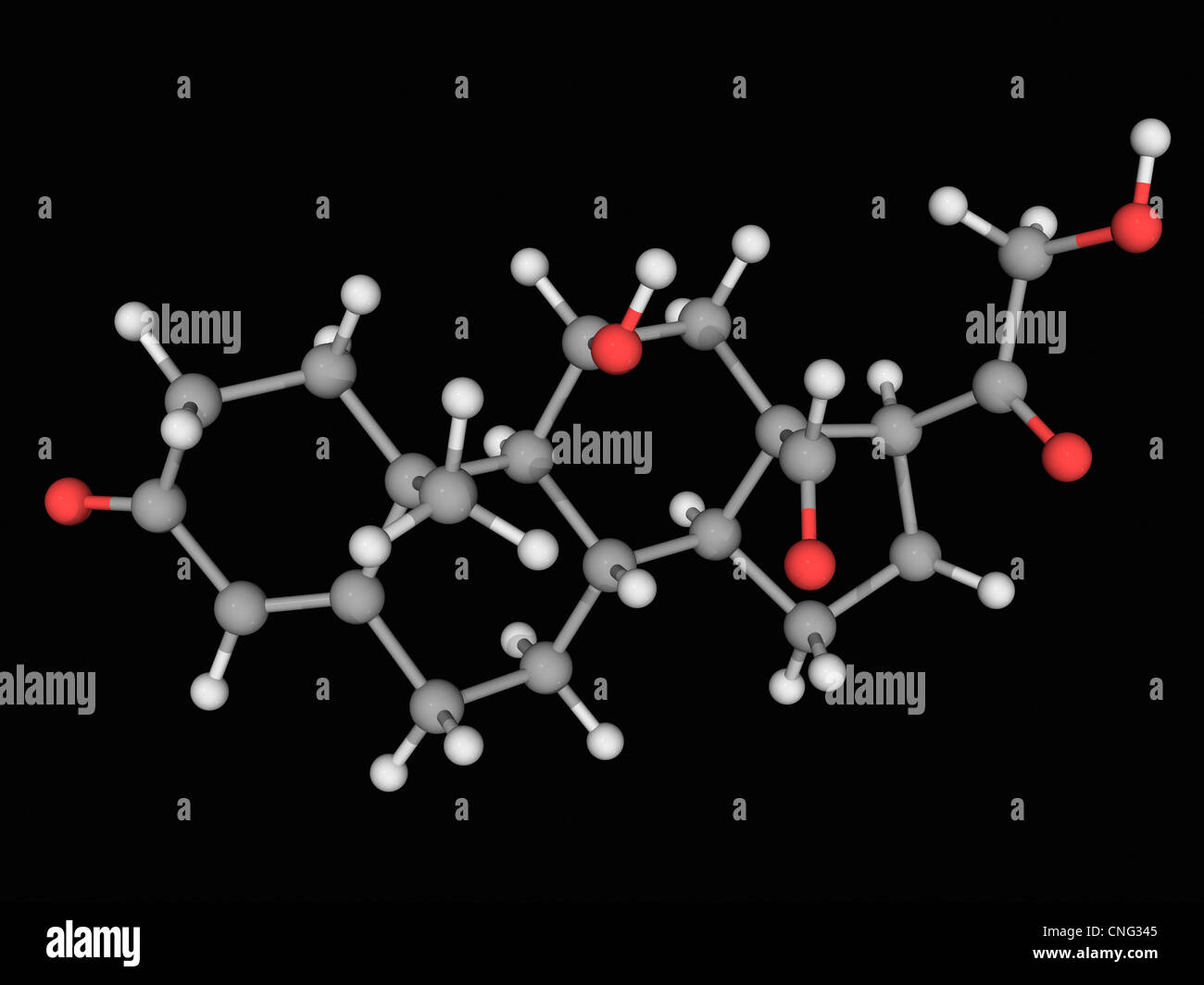 Aldosterone hormone molecule Stock Photo - Alamy