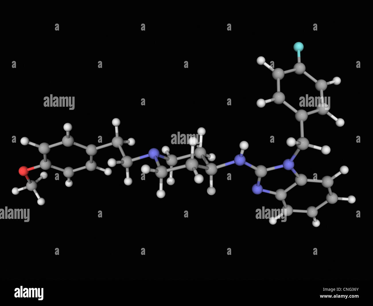 Astemizole drug molecule Stock Photo - Alamy