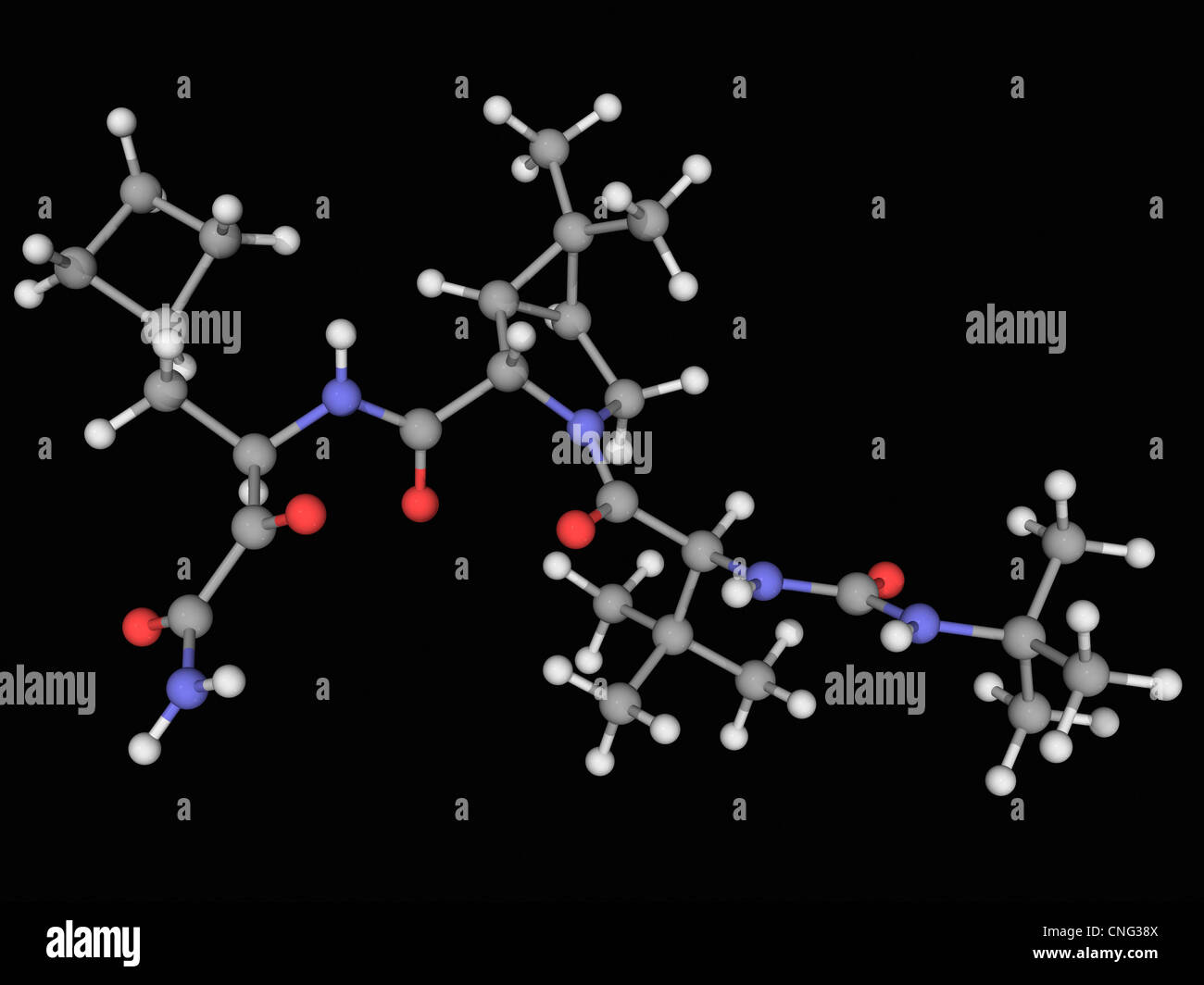 Boceprevir molecular hi-res stock photography and images - Alamy