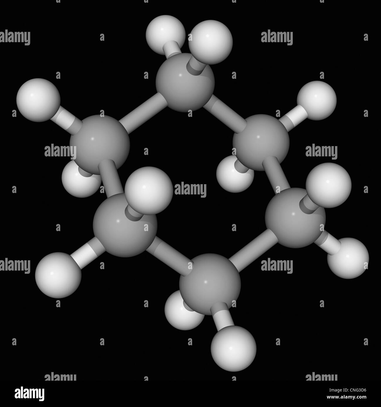 Cyclohexane molecule hi-res stock photography and images - Alamy