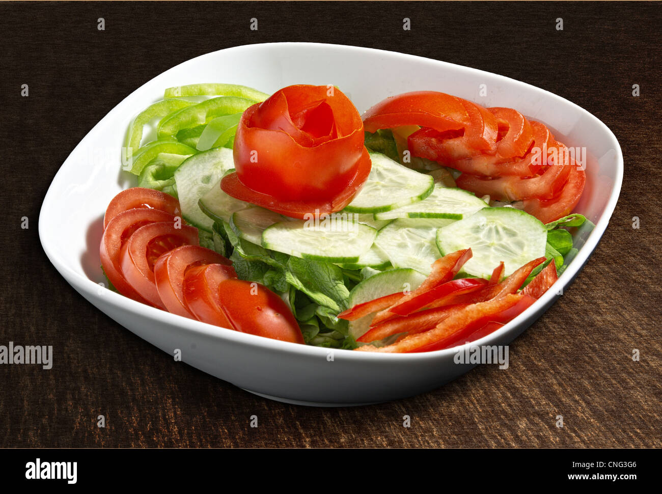 Assorted seasoned salad Stock Photo - Alamy