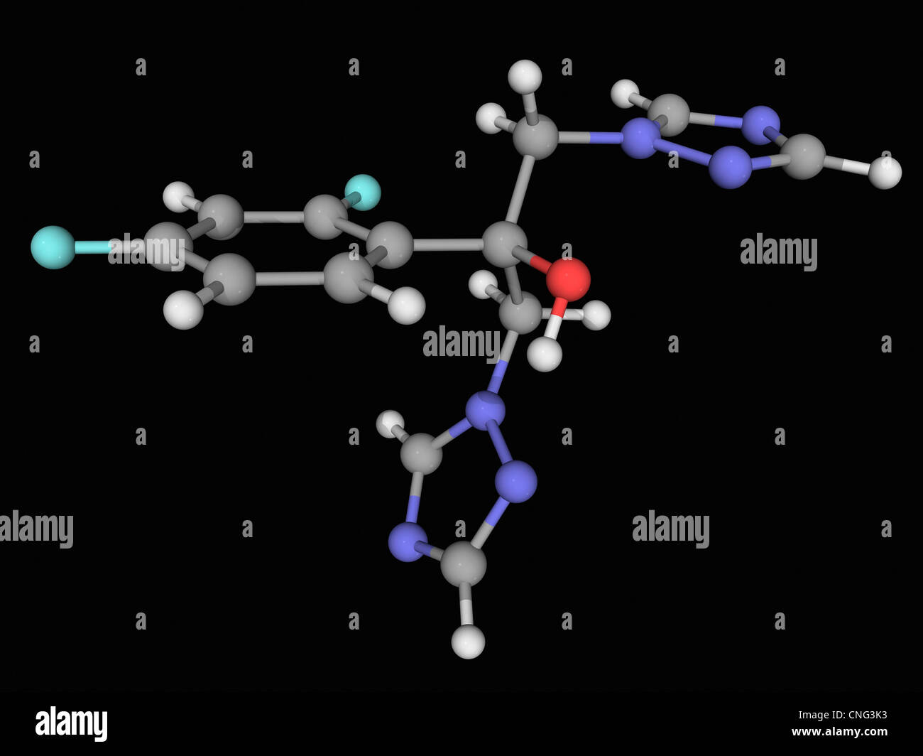 Fluconazole drug molecule Stock Photo - Alamy