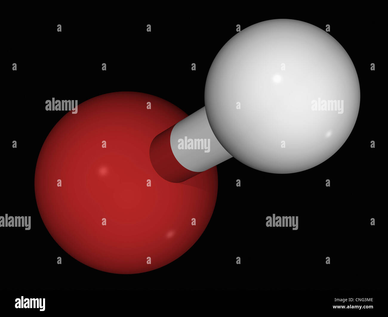 Hydrobromic acid molecule Stock Photo - Alamy