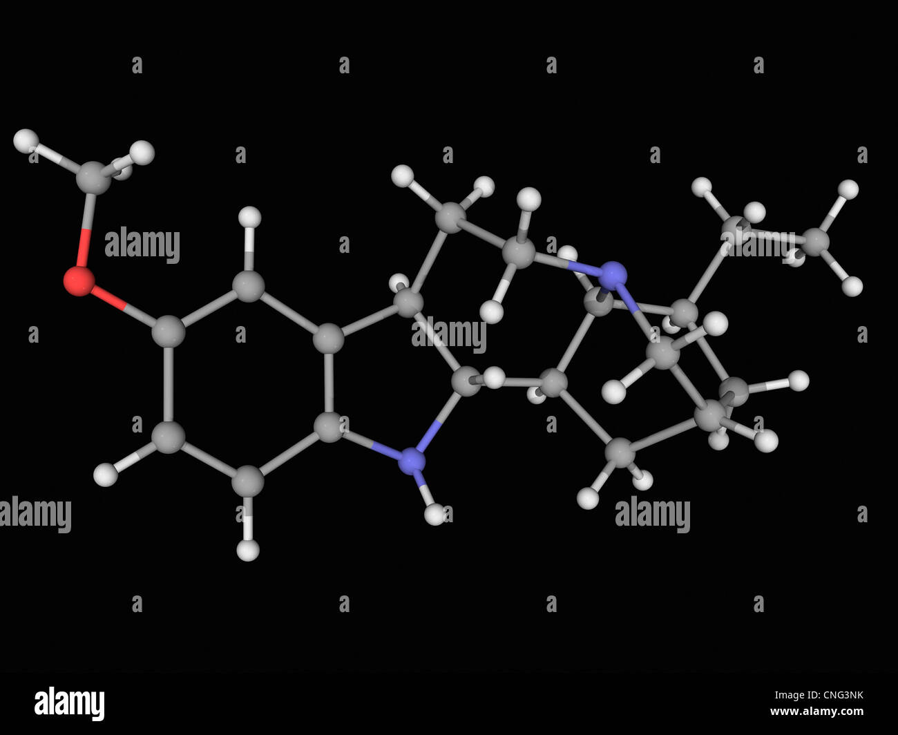 Ibogaine drug molecule Stock Photo - Alamy