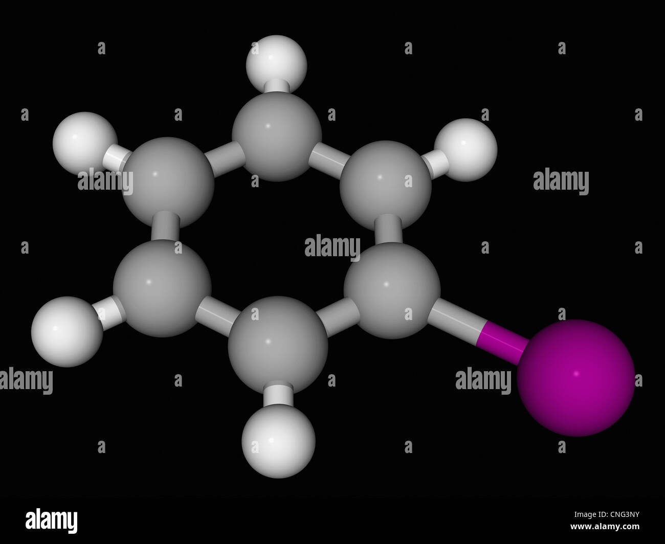 Iodobenzene molecular hi-res stock photography and images - Alamy