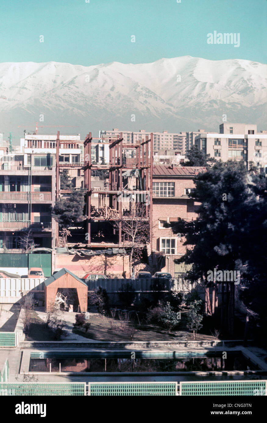 IRAN, TEHRAN: Skyline of Tehran, largest city and capital of Iran, with ...