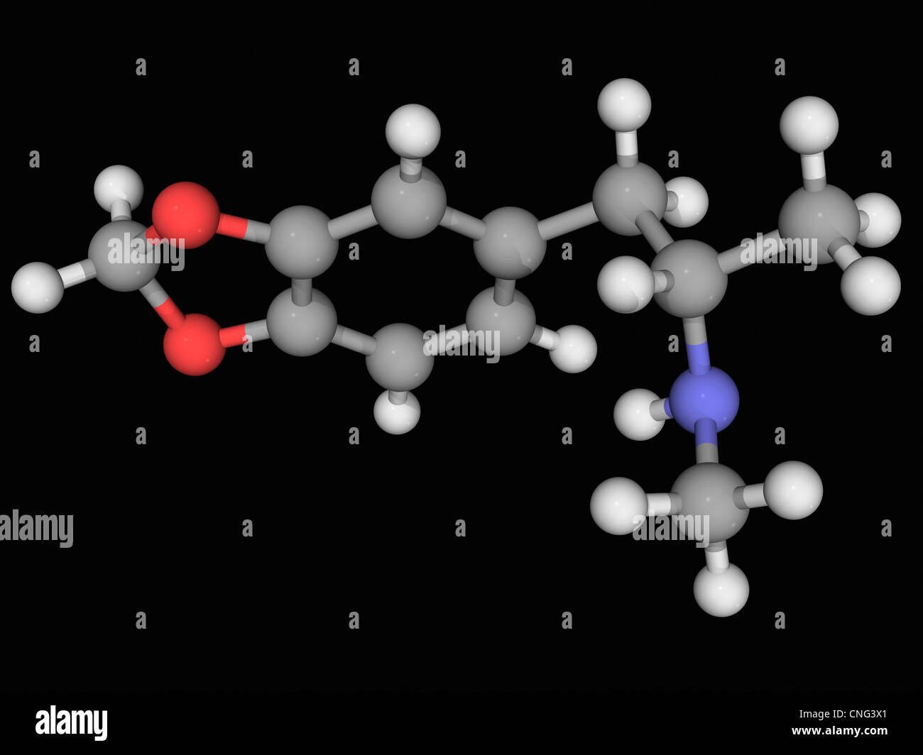 MDMA drug molecule Stock Photo - Alamy
