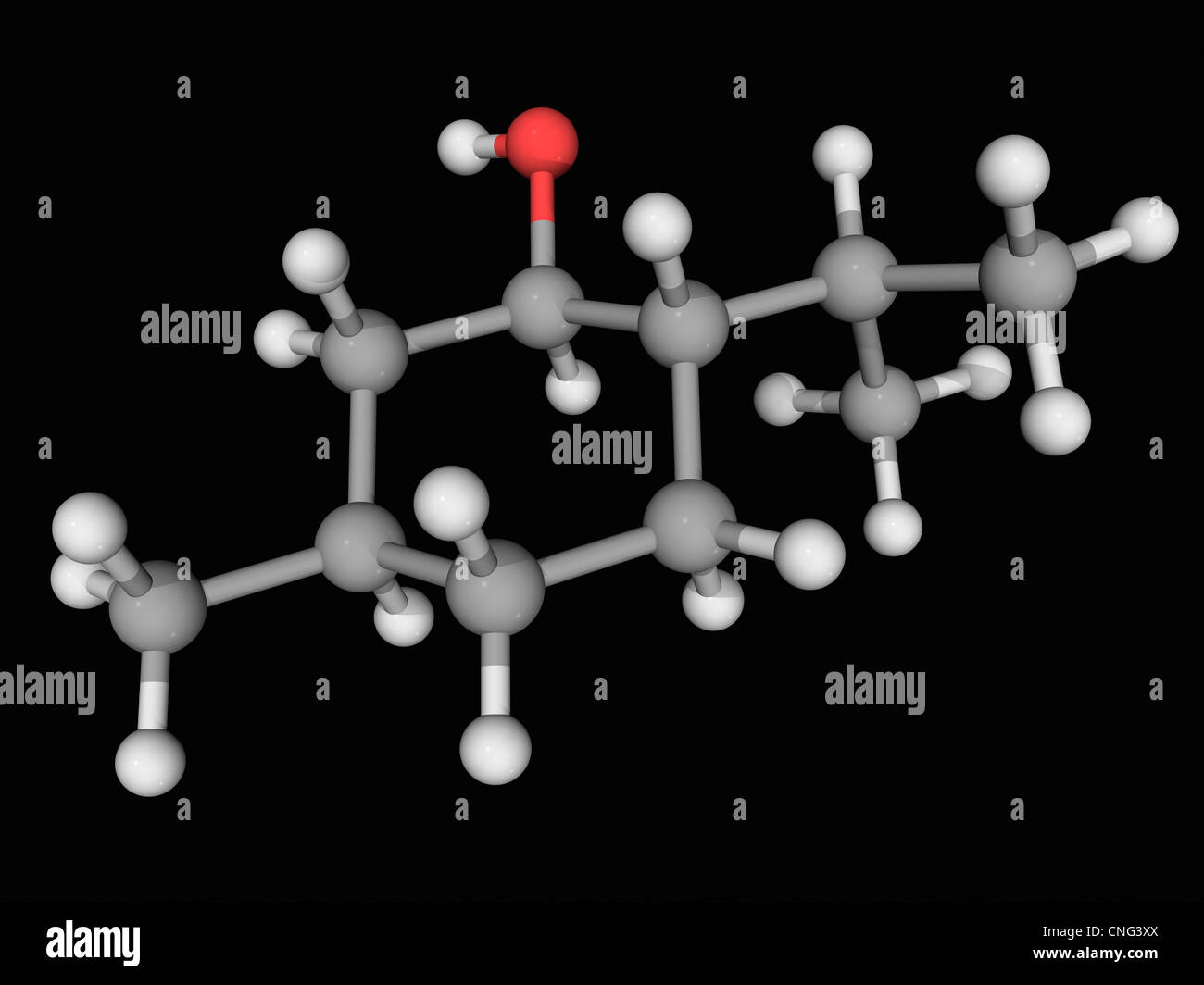 Menthol molecular hi-res stock photography and images - Alamy