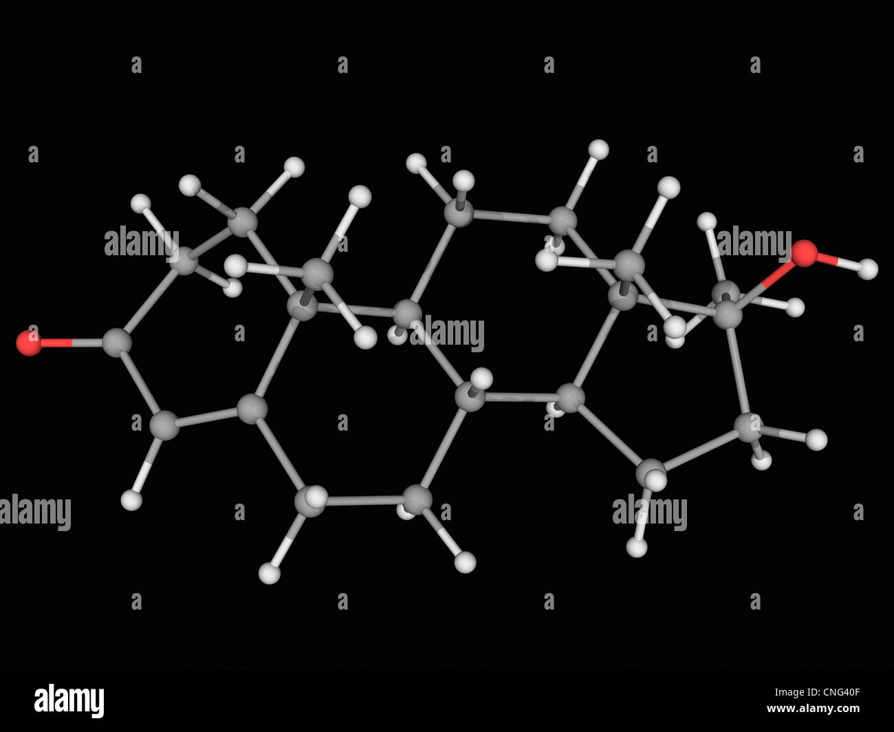Methyltestosterone drug molecule Stock Photo - Alamy