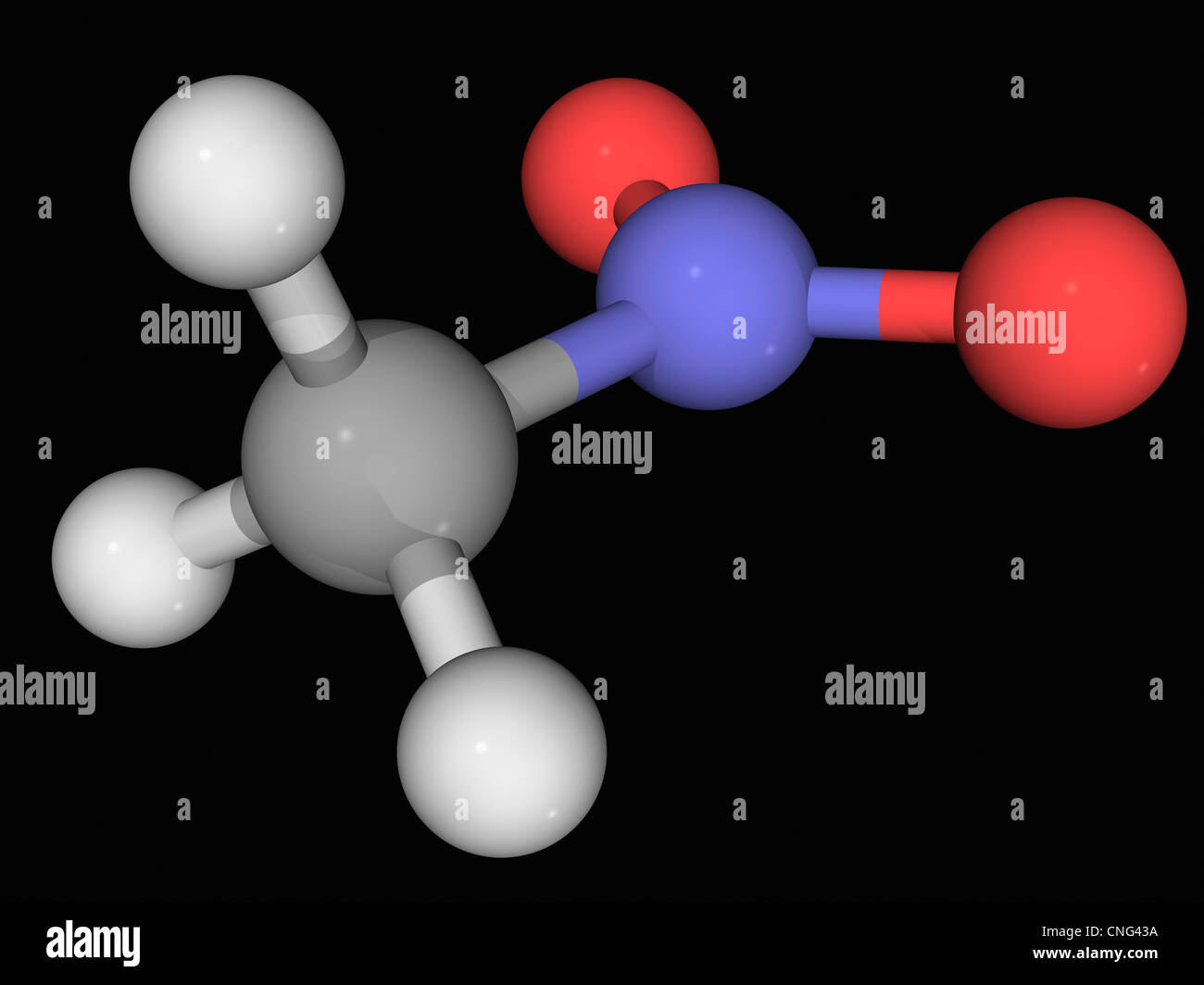 Nitromethane molecule hi-res stock photography and images - Alamy