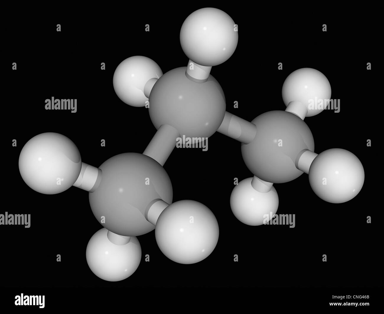 Propane molecule hi-res stock photography and images - Alamy