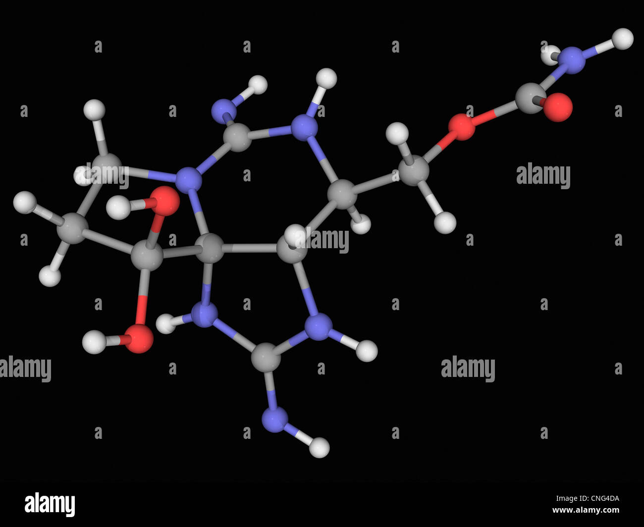 Saxitoxin neurotoxin molecule Stock Photo - Alamy