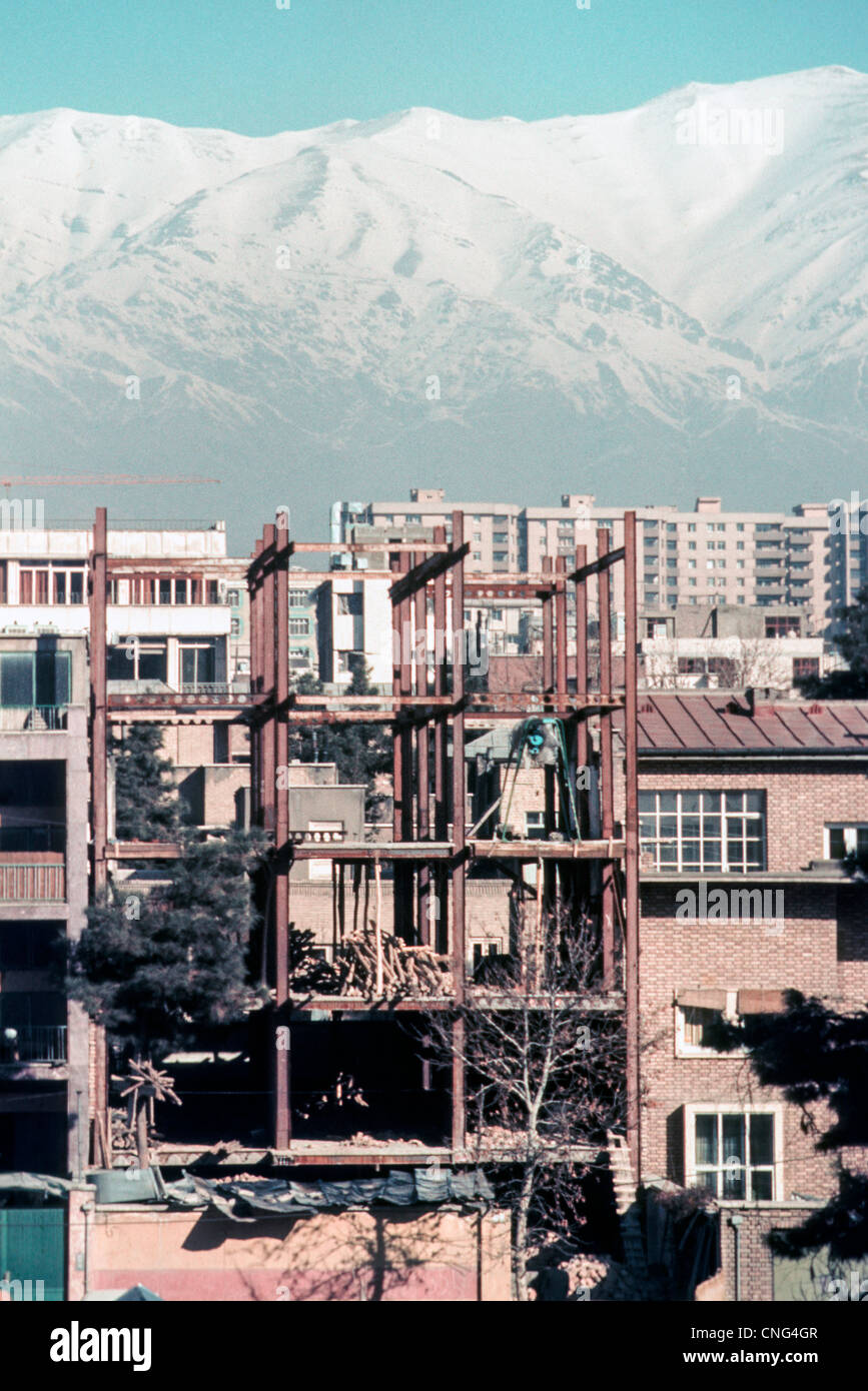 IRAN, TEHRAN: Skyline of Tehran, largest city and capital of Iran, with ...