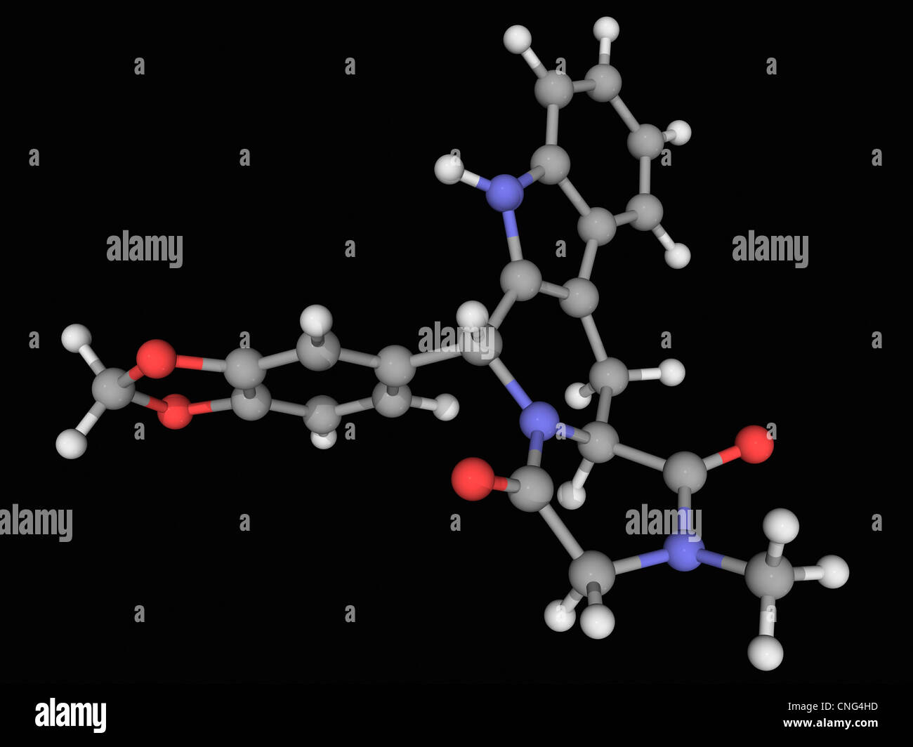 Tadalafil drug molecule Stock Photo - Alamy