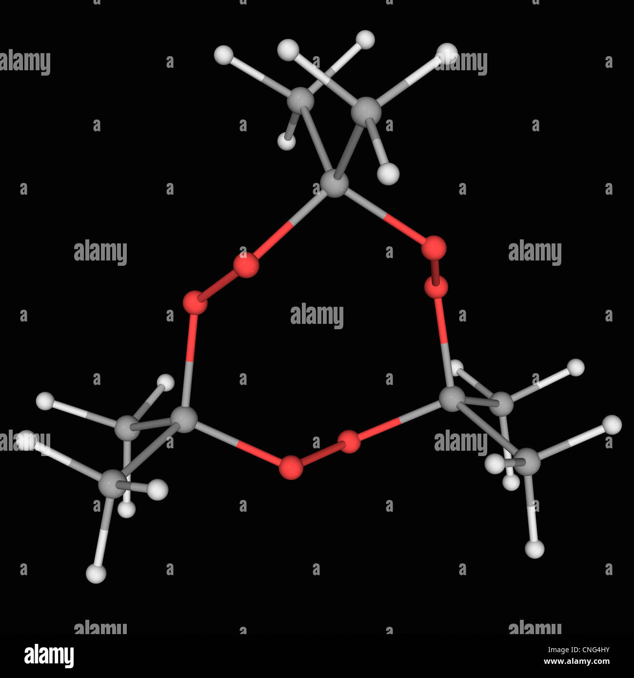 TATP triacetone triperoxide molecule Stock Photo - Alamy