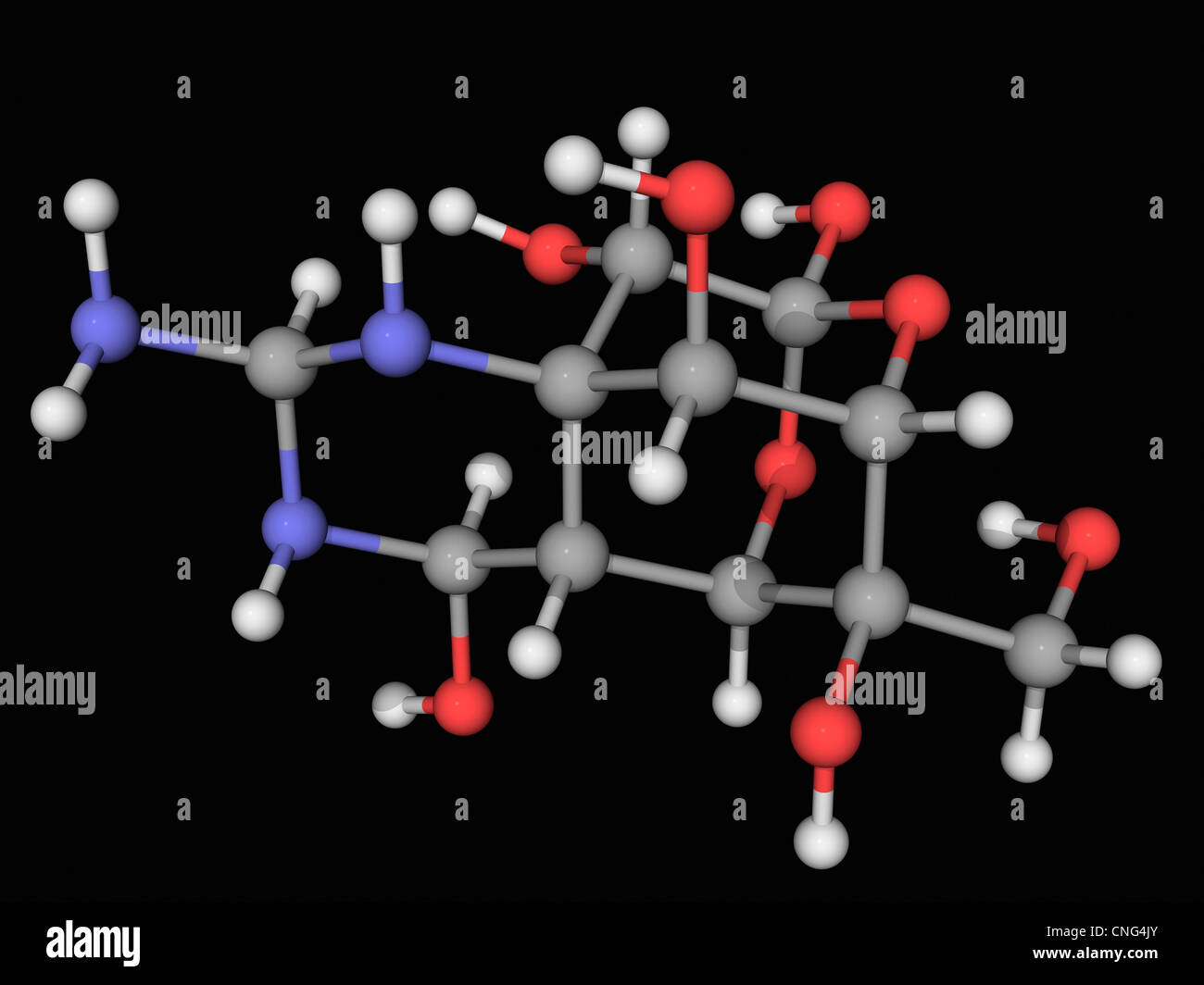 Tetrodotoxin (TTX) neurotoxin molecule Stock Photo - Alamy