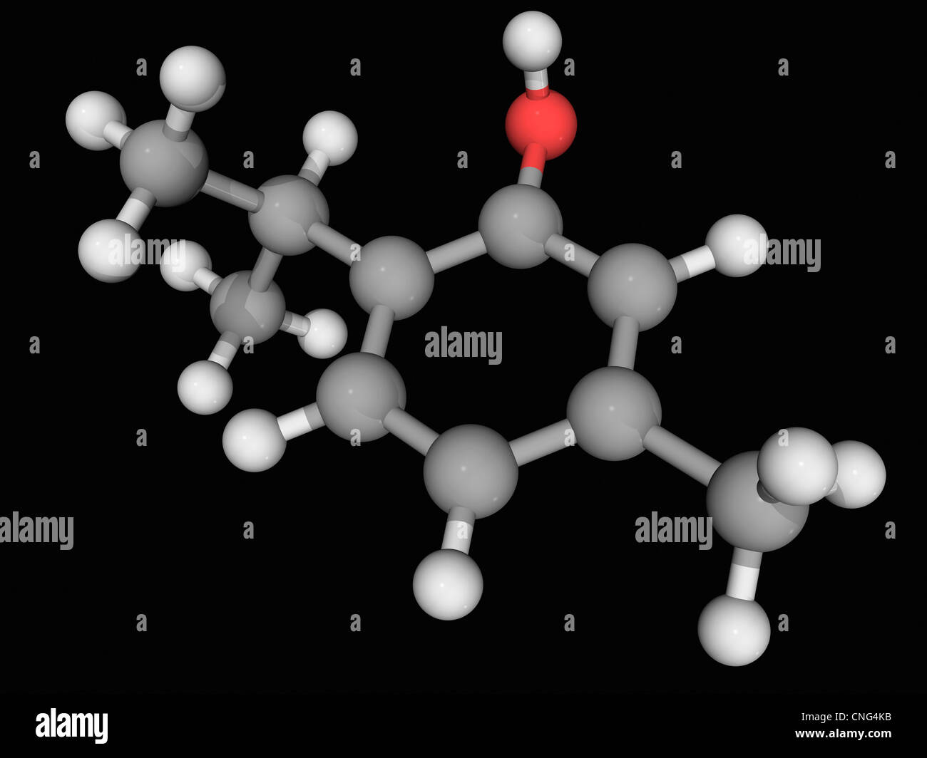 Thymol molecular hi-res stock photography and images - Alamy