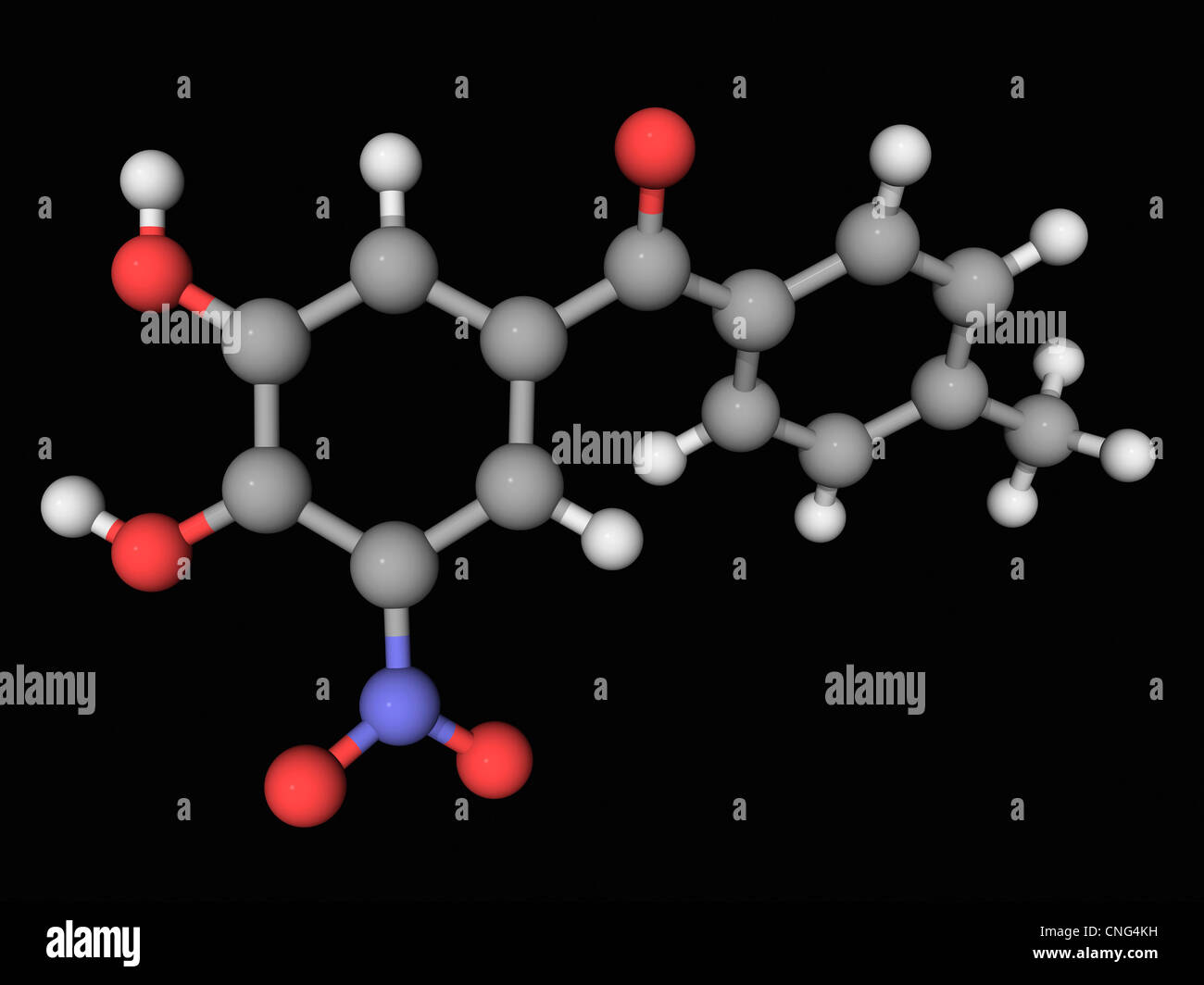 Tolcapone drug molecule Stock Photo - Alamy