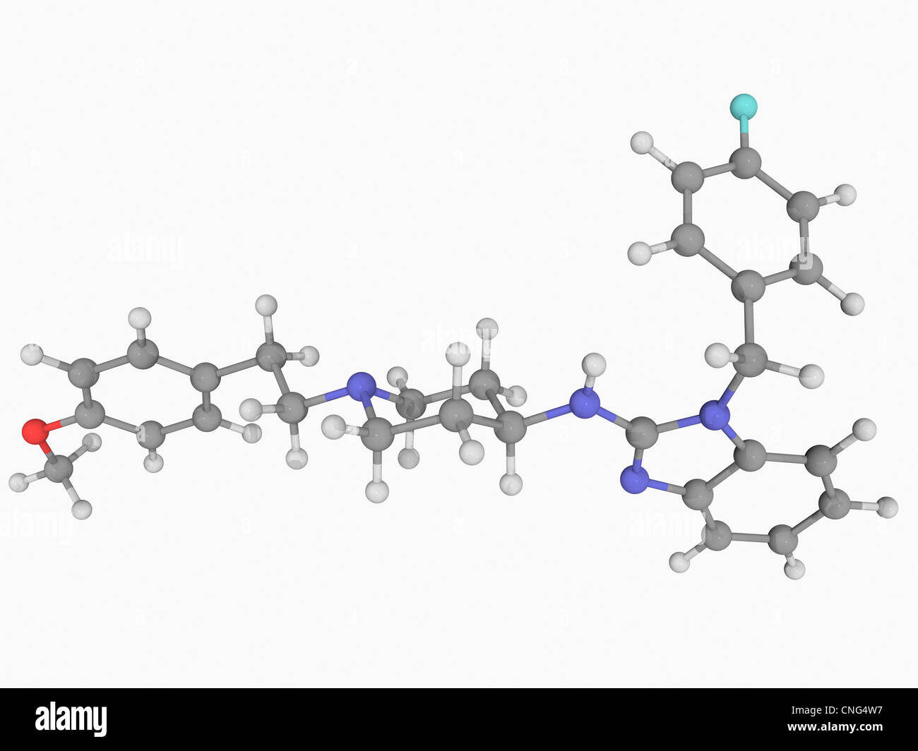 Astemizole drug molecule Stock Photo - Alamy
